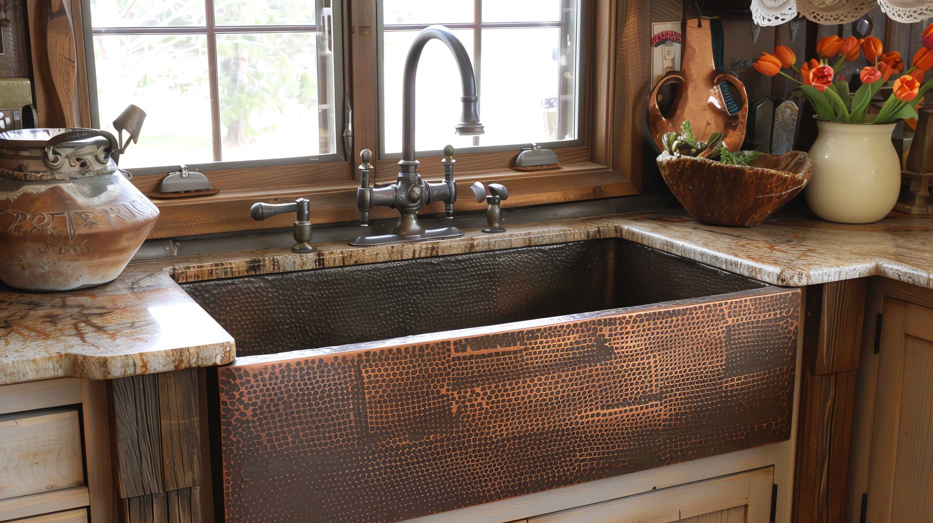 Stylish Farmhouse Kitchen Sinks - Shop Now! – Mexican Copper